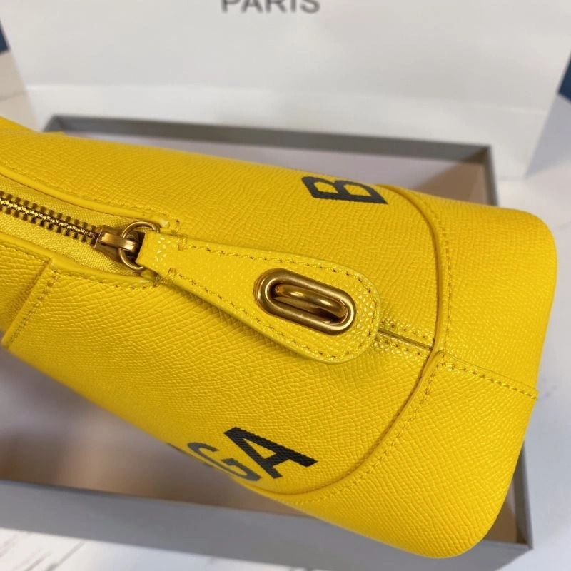 Authentic Balenciaga Trend-Defying Big Letter Shell Bag - Limited Edition