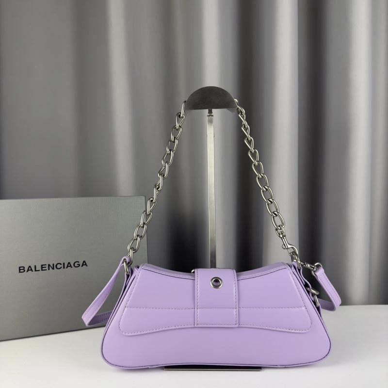 High accuracy Balenciaga Trendy Lavender Lindsay Handbag with Vintage Charm