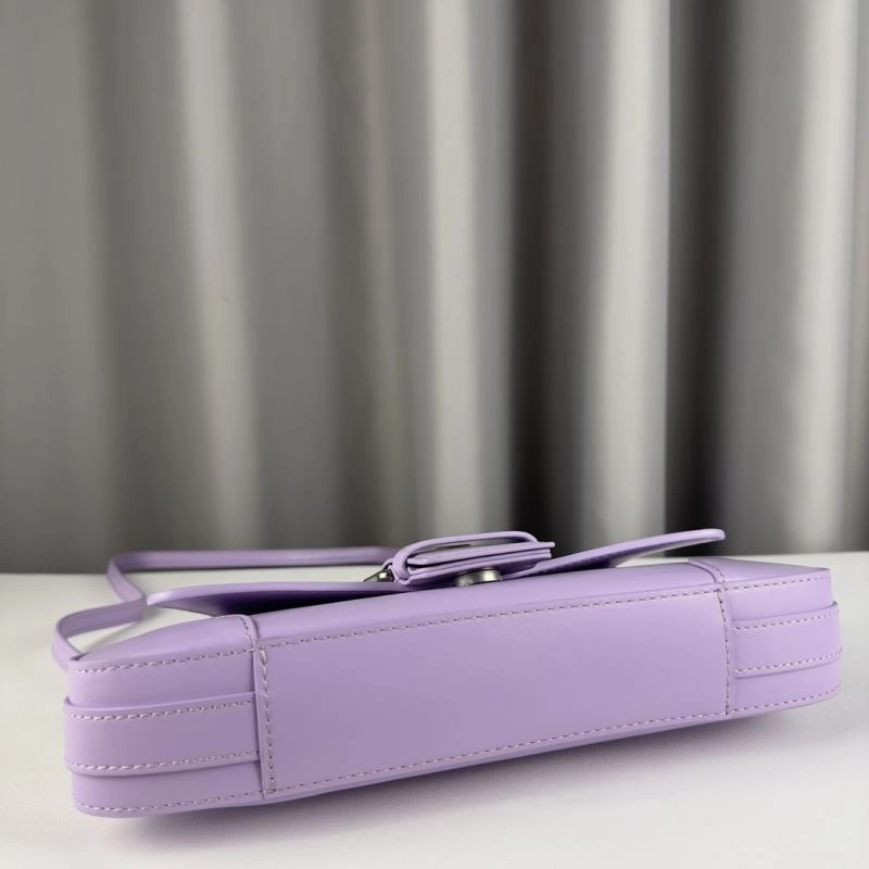 High accuracy Balenciaga Trendy Lavender Lindsay Handbag with Vintage Charm