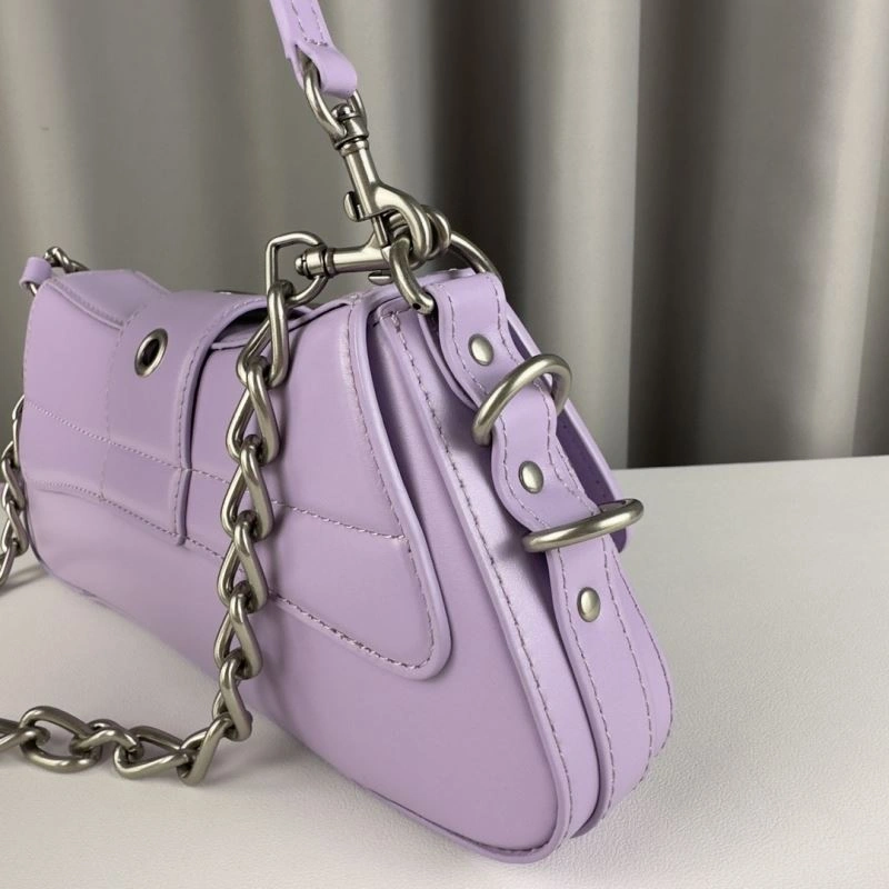 High accuracy Balenciaga Trendy Lavender Lindsay Handbag with Vintage Charm