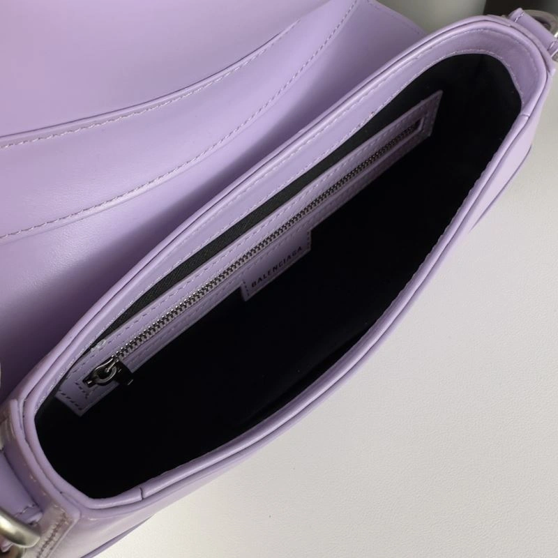 High accuracy Balenciaga Trendy Lavender Lindsay Handbag with Vintage Charm