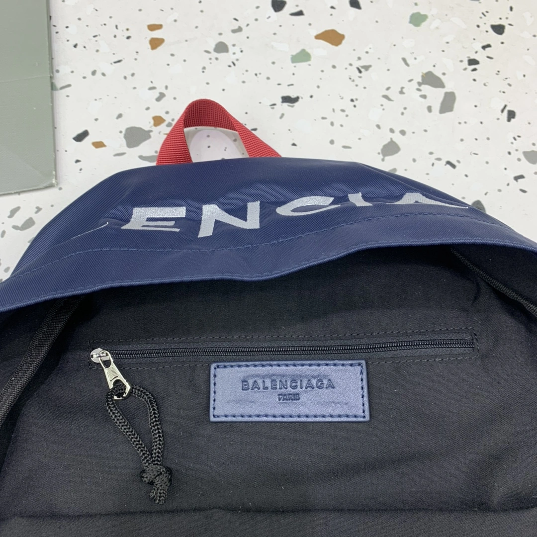 Accurate model Balenciaga Trendy Minimalist Backpack - High-End Fashion for All