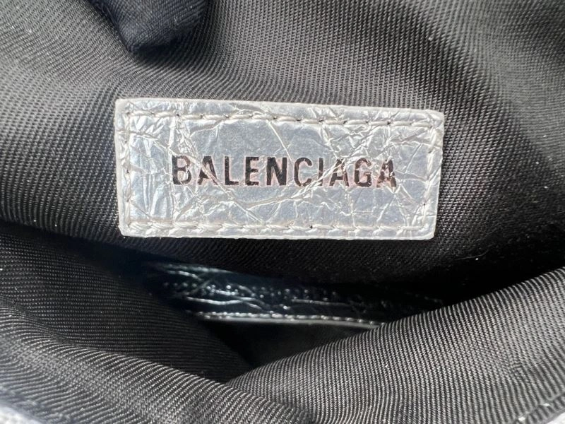Genuine Balenciaga Trendy Unisex Motorcycle Folding Waist Bag - Street Style