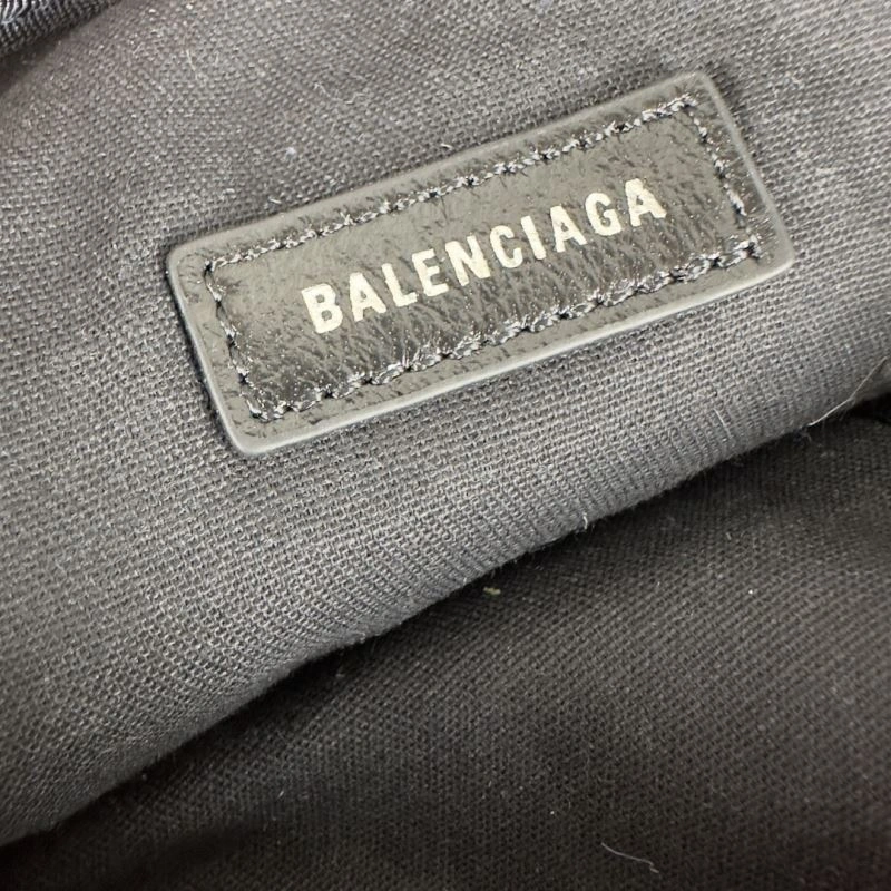 Cut-rate Balenciaga Unisex Vertical Motorcycle Bag in Oil Wax Black