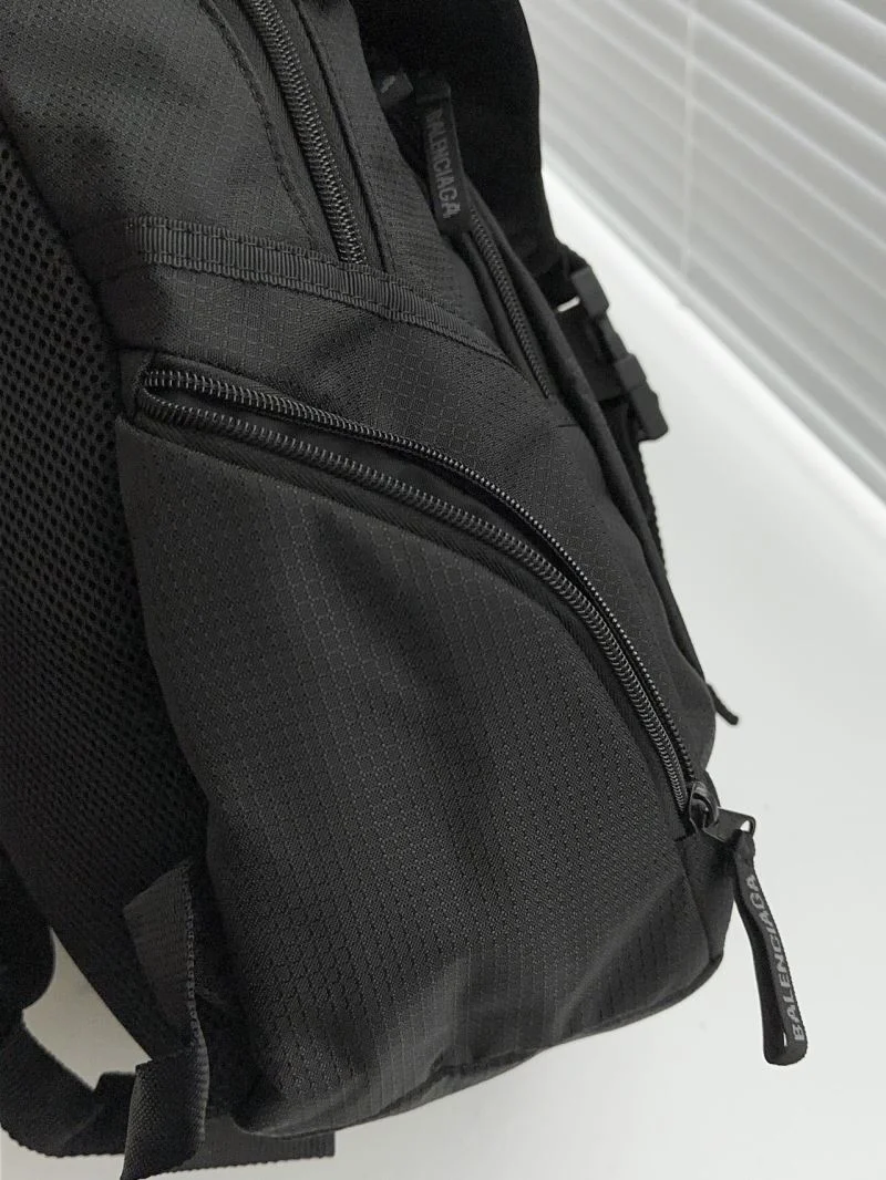 Authentic Balenciaga Unity Embroidered Nylon Medium Backpack