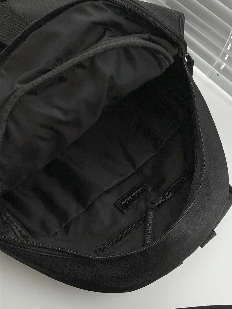 Authentic Balenciaga Unity Embroidered Nylon Medium Backpack