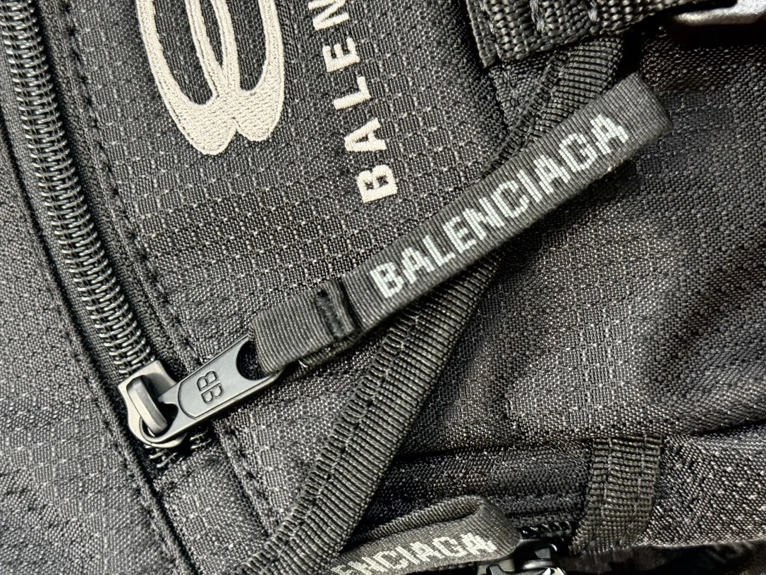 Real Balenciaga Unity Sport Icon Nylon Waist Bag with Adjustable Strap