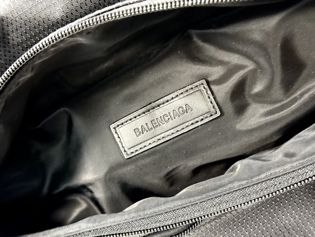 Real Balenciaga Unity Sport Icon Nylon Waist Bag with Adjustable Strap