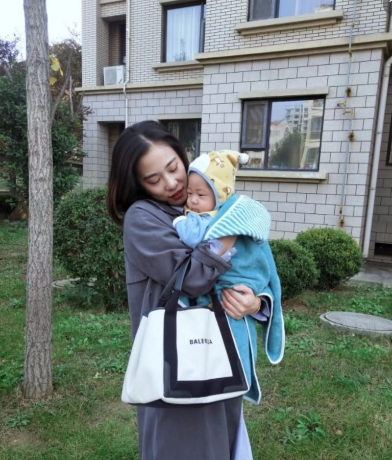 Top match Balenciaga Versatile Navy Canvas Tote with Black Leather Accents