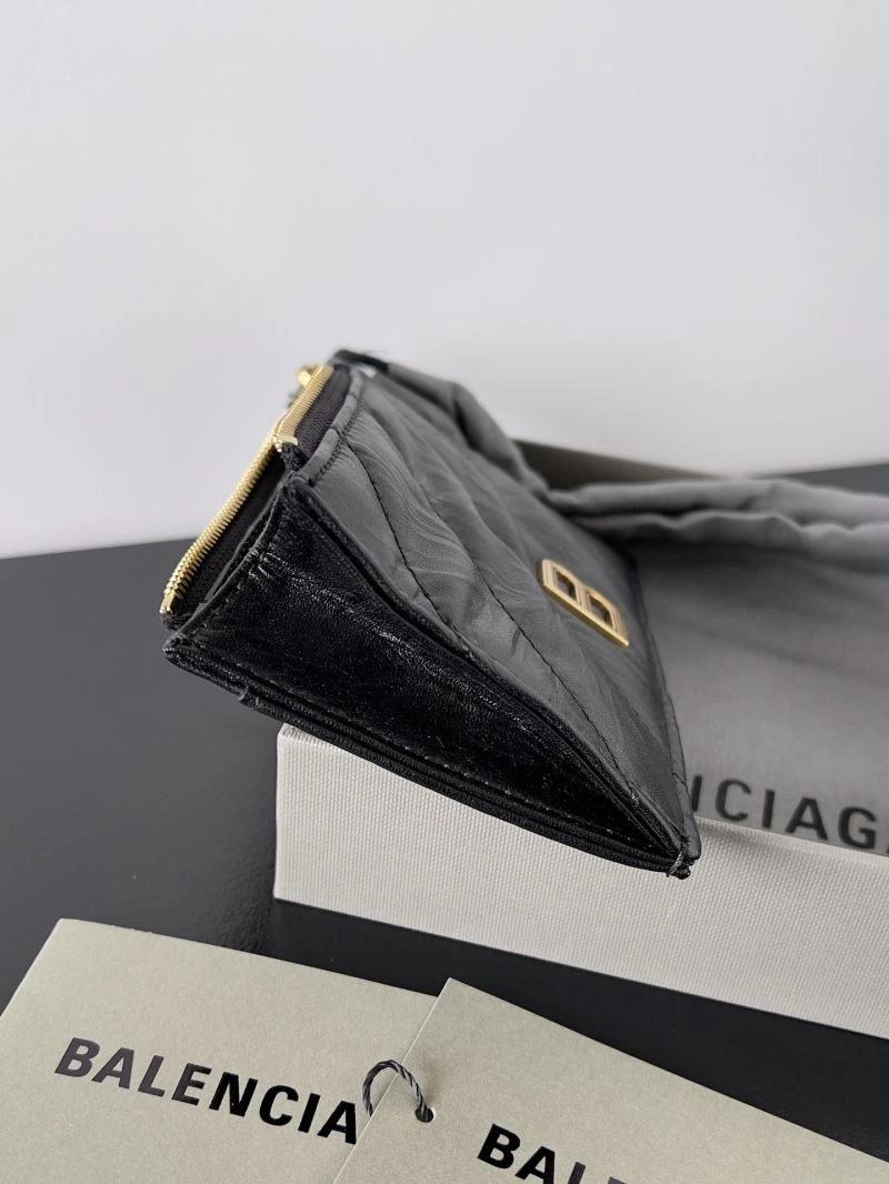 Reasonably priced Balenciaga Vintage B-Logo Quilted Coin Purse Wallet