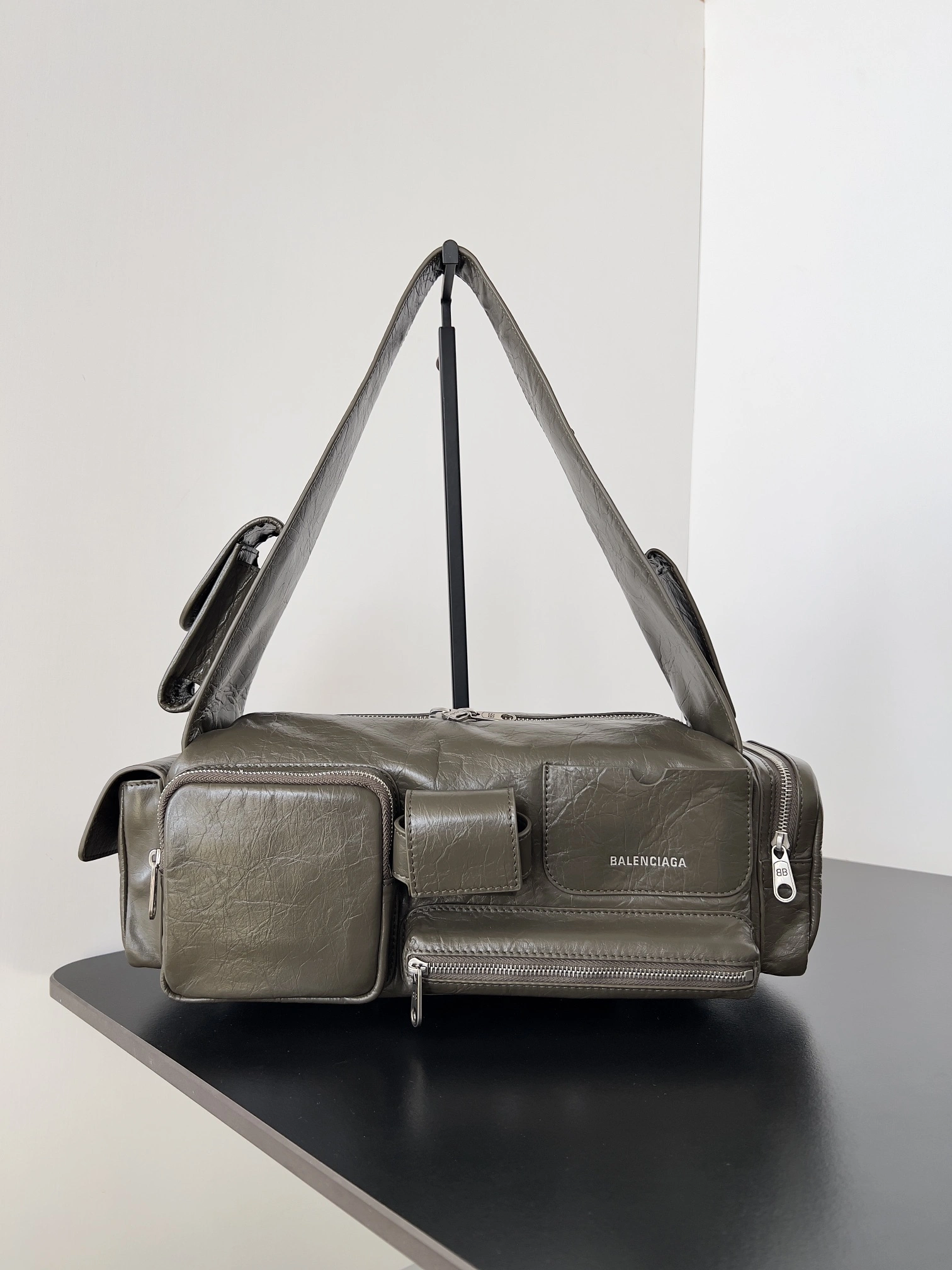 Balenciaga Vintage Lambskin Street Style Multifunctional Shoulder Bag