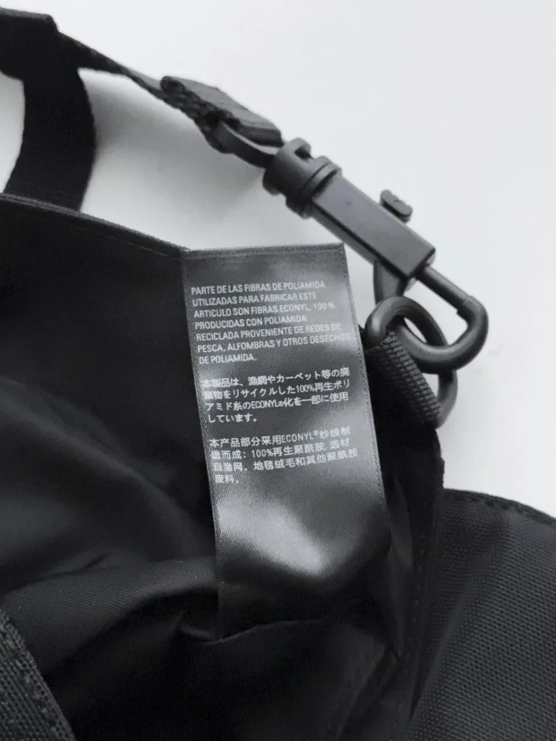 Brand-authenticated Balenciaga Waterproof Nylon Army Black Messenger Bag