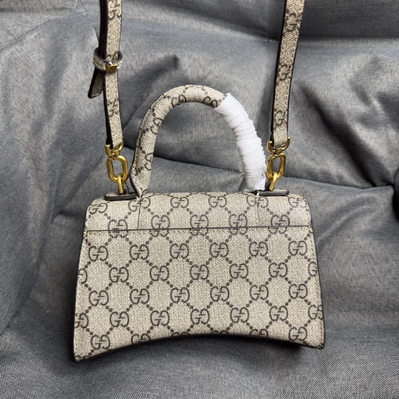 Original Balenciaga XS Hourglass Crescent Moon Bag in Premium Cowhide