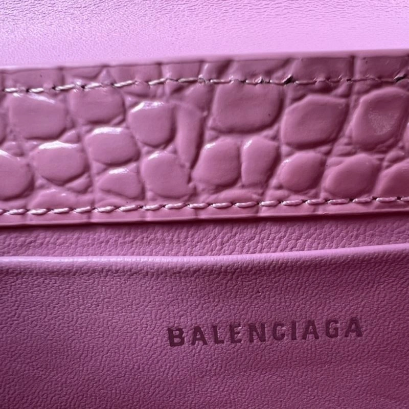 Precise copy Balenciaga XX Lambskin Crocodile Powder Shoulder Bag