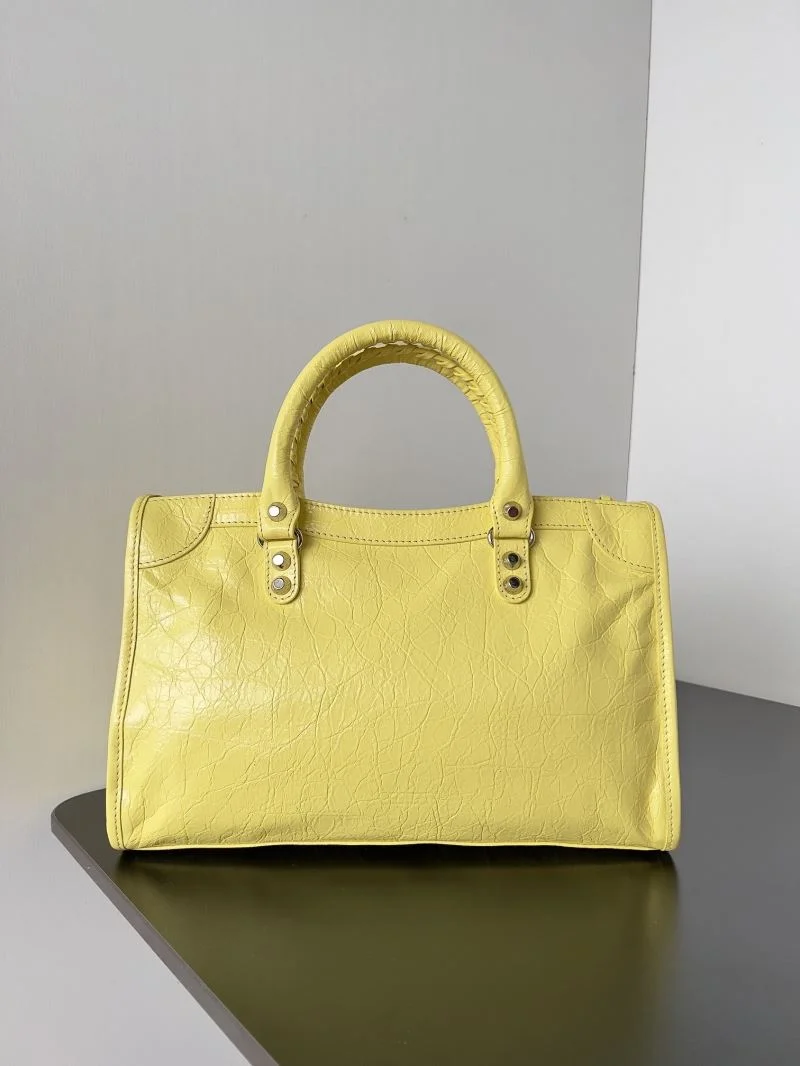 Factory-made Balenciaga Yellow Classic Tote Bag - 29.9x19.1x9.9 cm