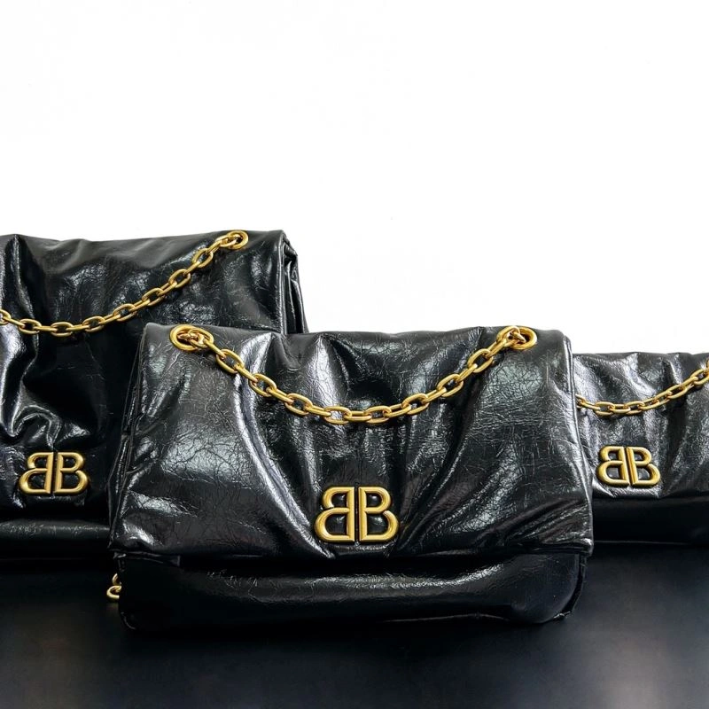 Balenciaga Zhonghei Gold Monaco Ultra-Soft Calfskin Bag Collection