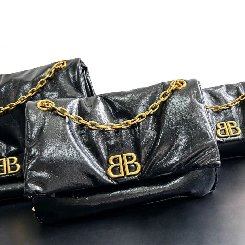 Indistinguishable Balenciaga Zhonghei Gold Monaco Ultra-Soft Calfskin Bag Collection