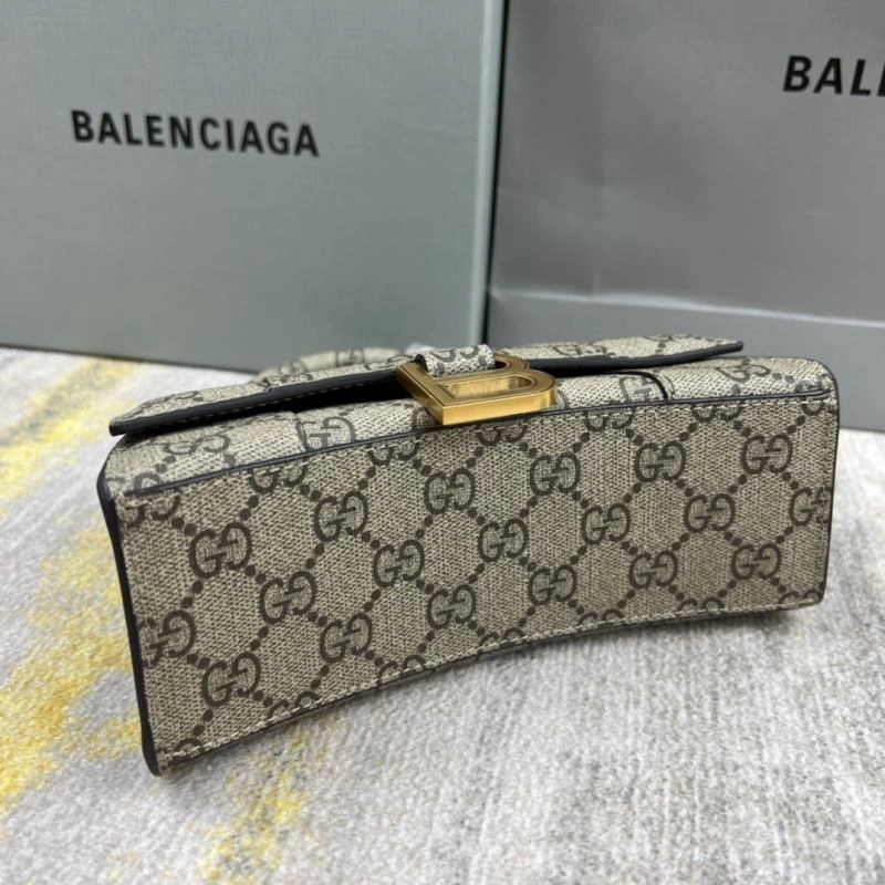 Cut-rate Balenciaga x Gucci Hourglass Bag - Authentic Collaboration