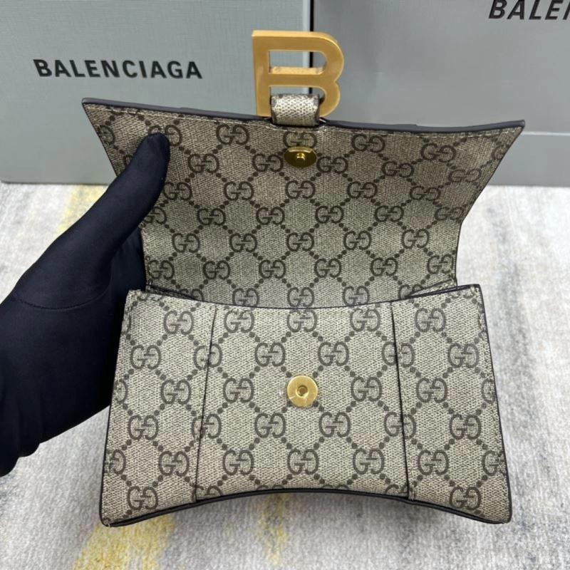 Cut-rate Balenciaga x Gucci Hourglass Bag - Authentic Collaboration