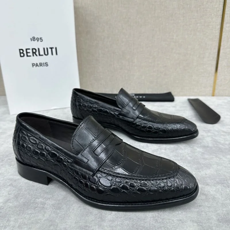 Brand-authenticated Berluti Shoes