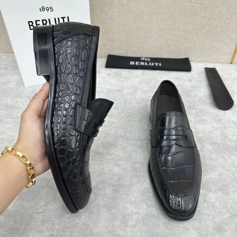 Brand-authenticated Berluti Shoes