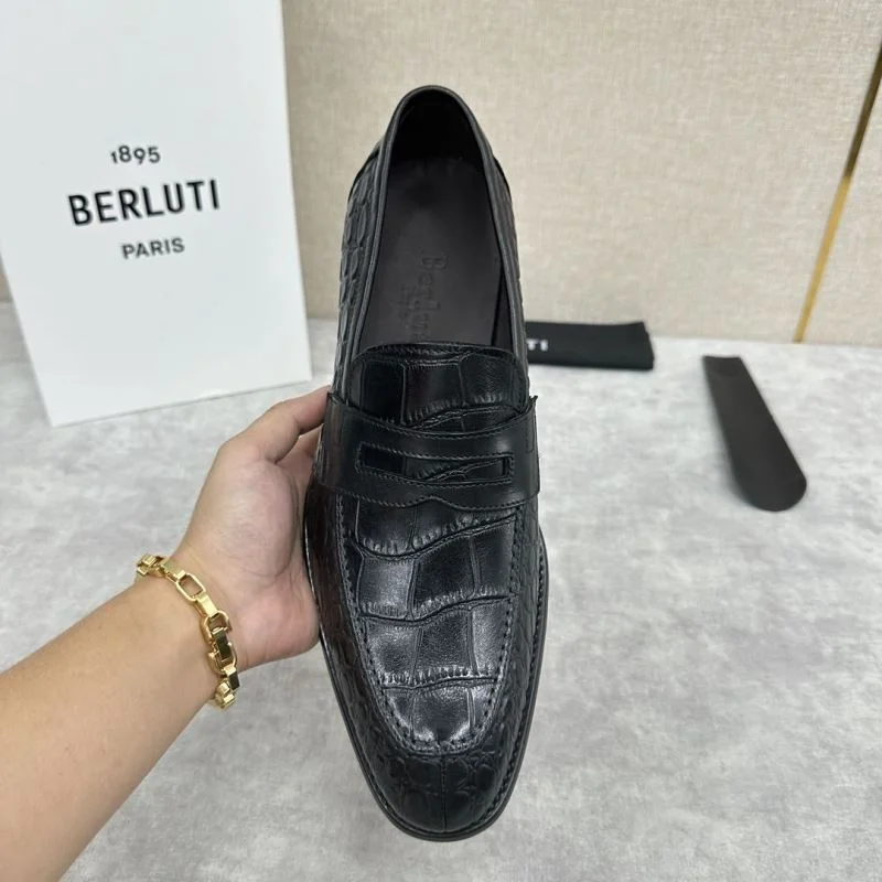 Brand-authenticated Berluti Shoes
