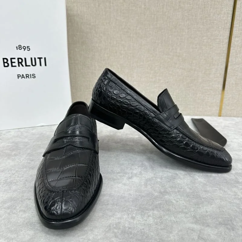 Brand-authenticated Berluti Shoes
