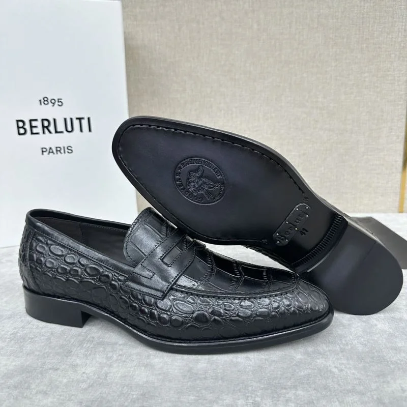Brand-authenticated Berluti Shoes