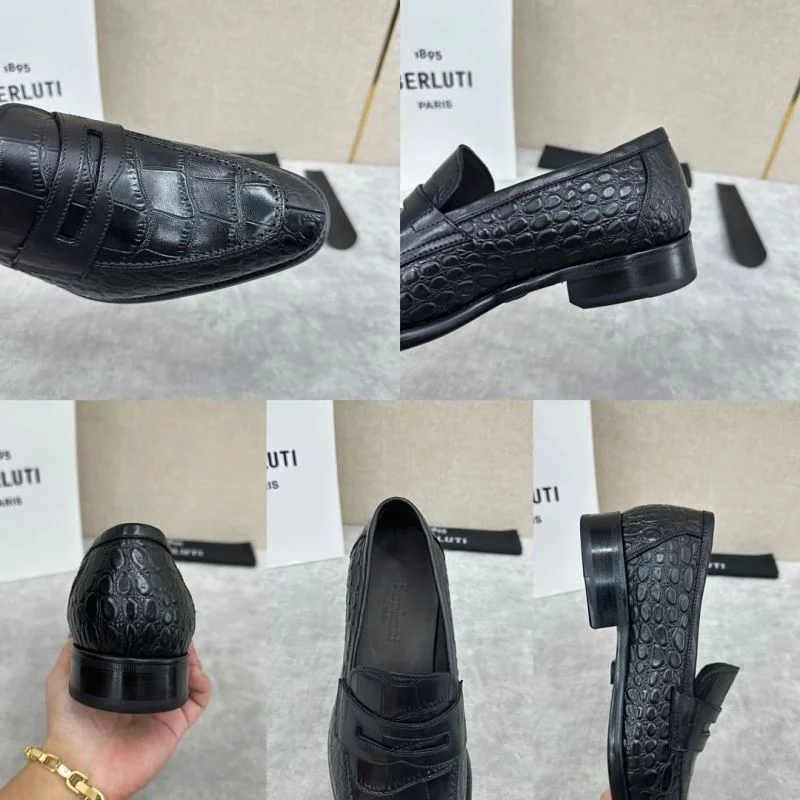 Brand-authenticated Berluti Shoes
