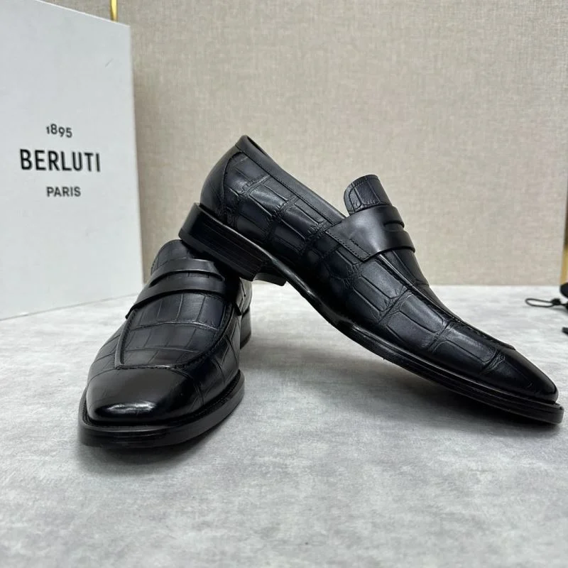 Brand-authenticated Berluti Shoes