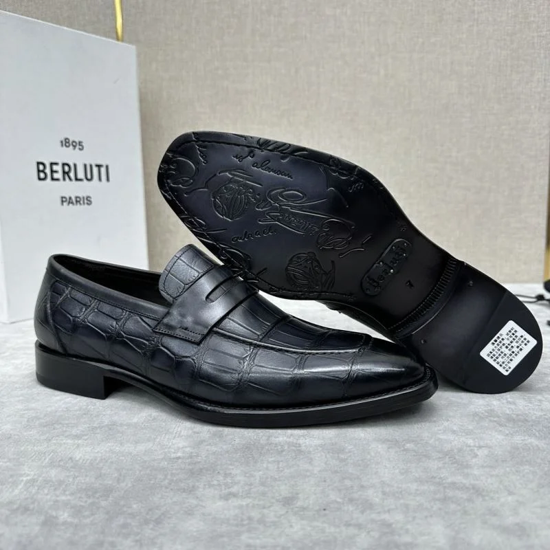 Brand-authenticated Berluti Shoes