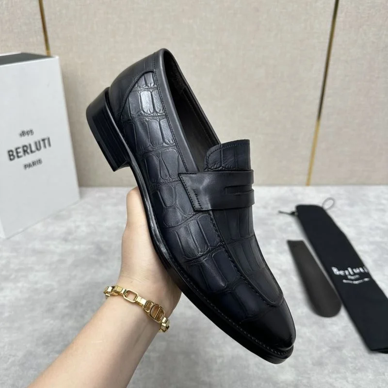 Brand-authenticated Berluti Shoes