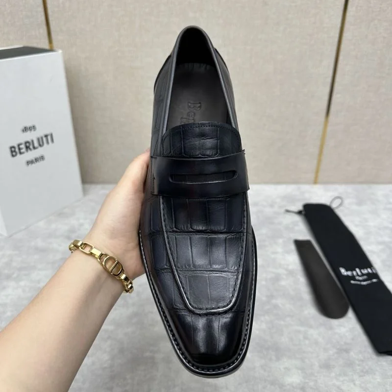 Brand-authenticated Berluti Shoes