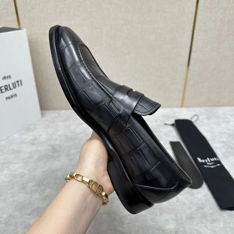 Brand-authenticated Berluti Shoes
