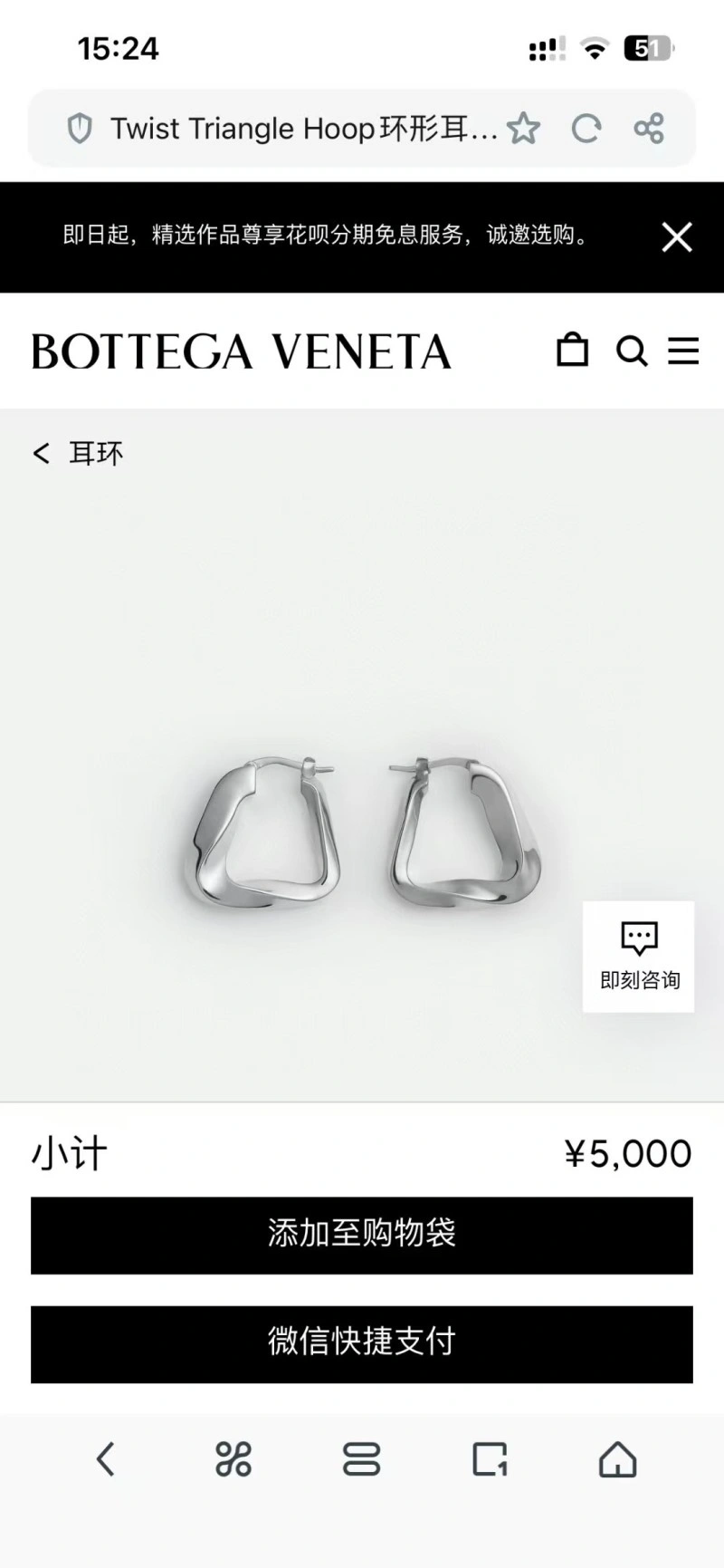 Bottega Veneta Earrings