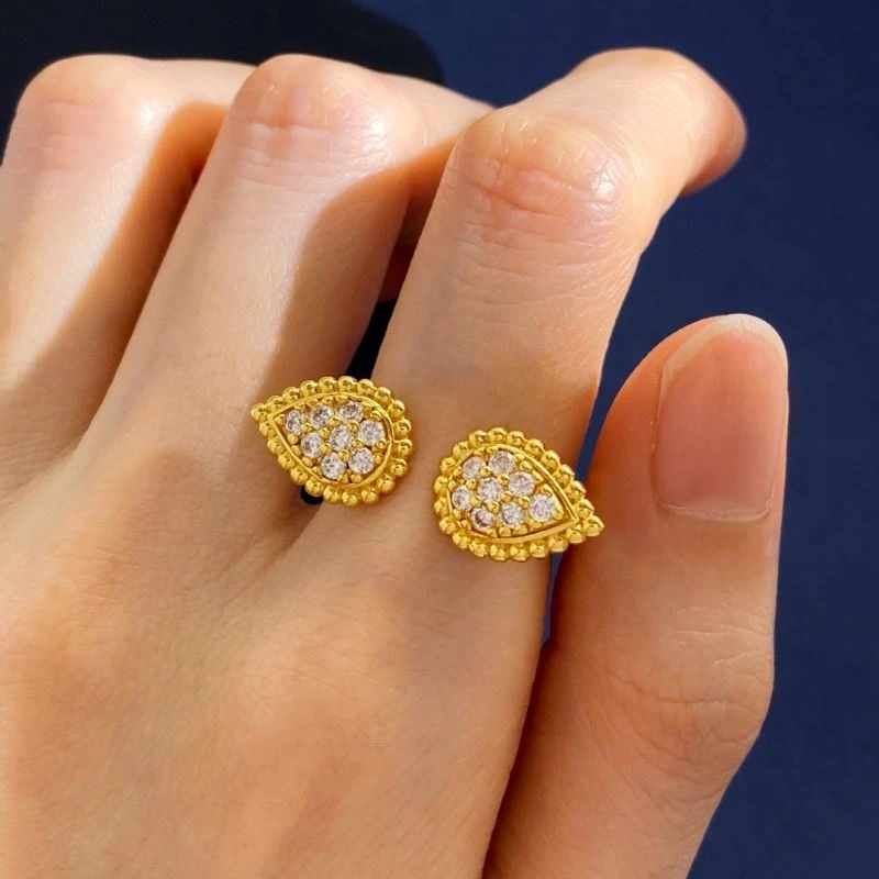 Brand-authenticated Boucheron Rings
