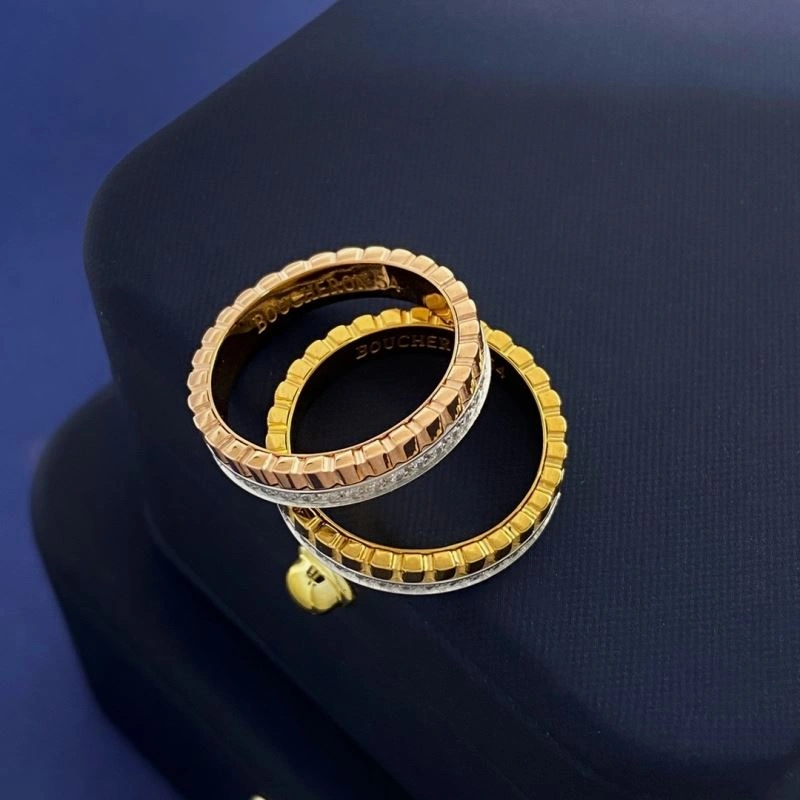 Brand-authenticated Boucheron Rings