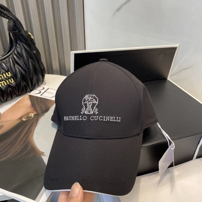 Brand-authenticated Brunello Cucinelli Caps