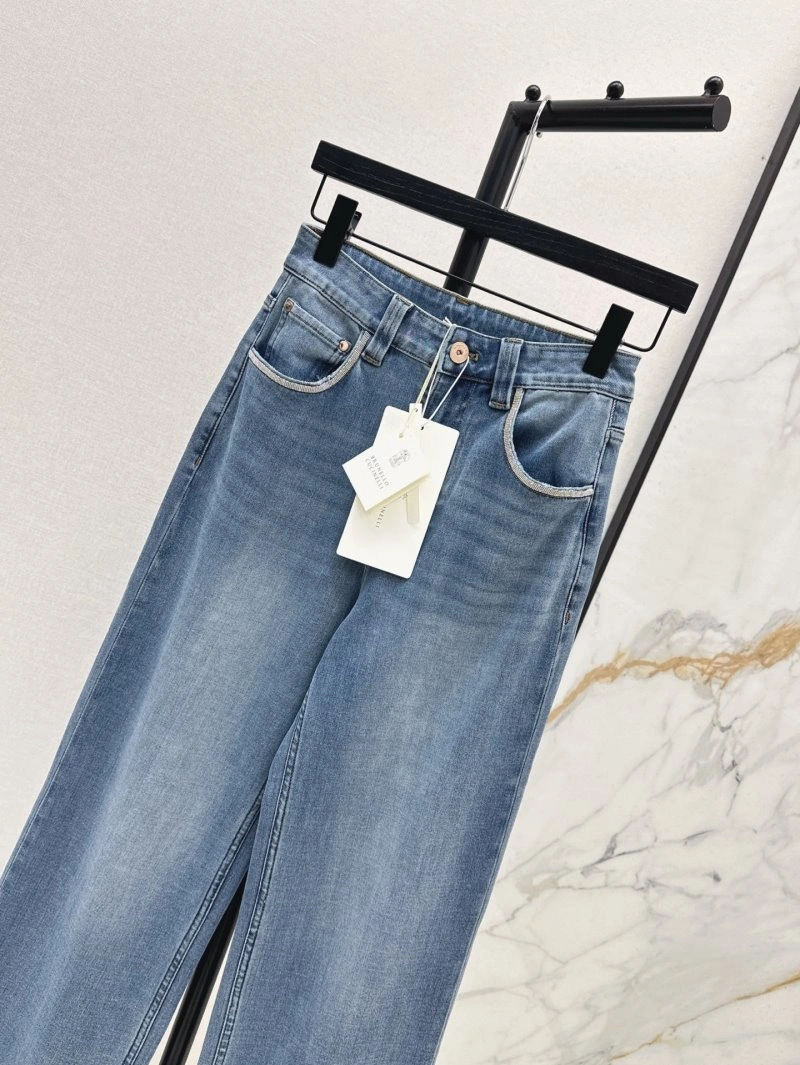 Brand-authenticated Brunello Cucinelli Jeans