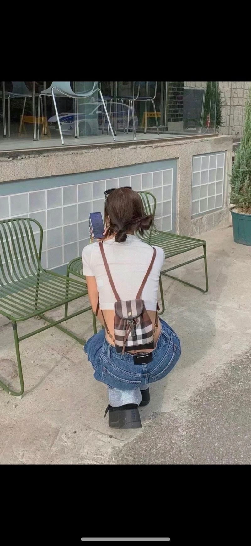 Top mirror Burberry Backpacks
