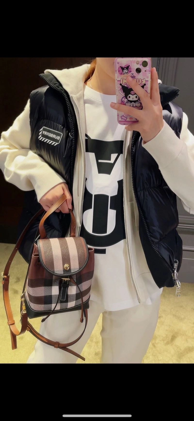 Top mirror Burberry Backpacks