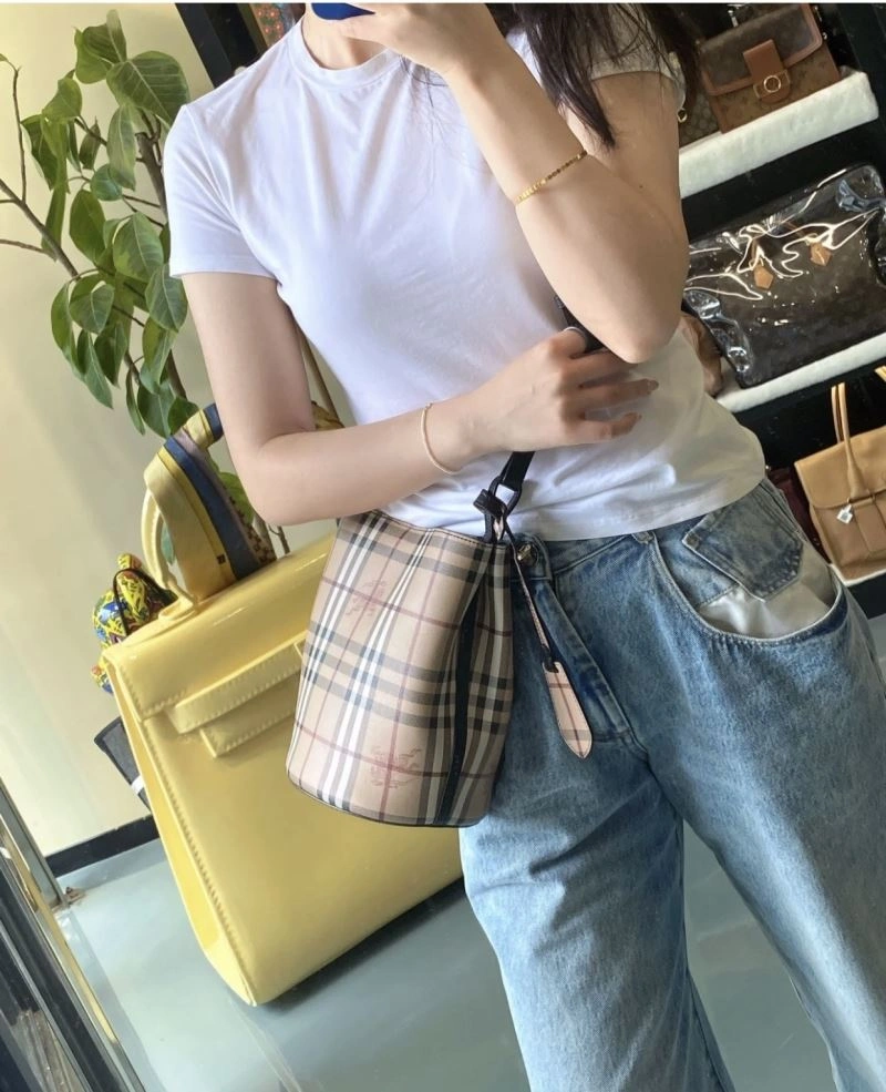 Value-priced Burberry Bucket Bags