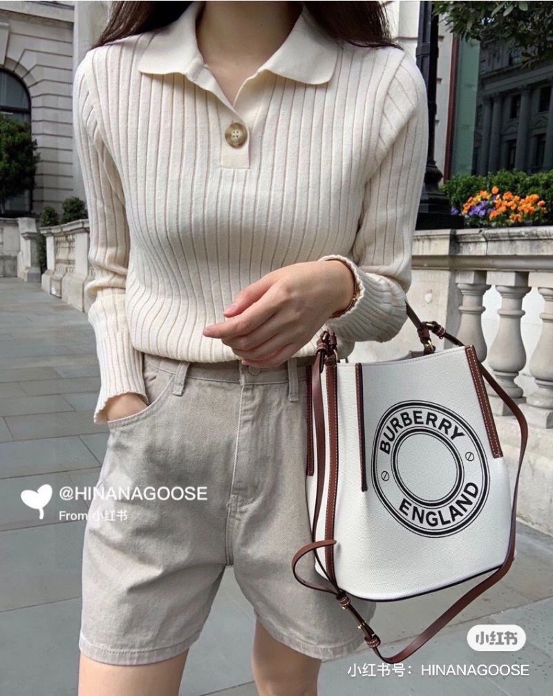 Brand-authenticated Burberry Bucket Bags