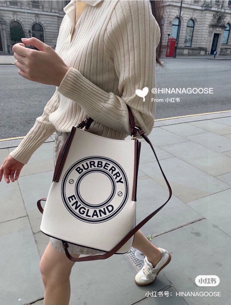 Brand-authenticated Burberry Bucket Bags
