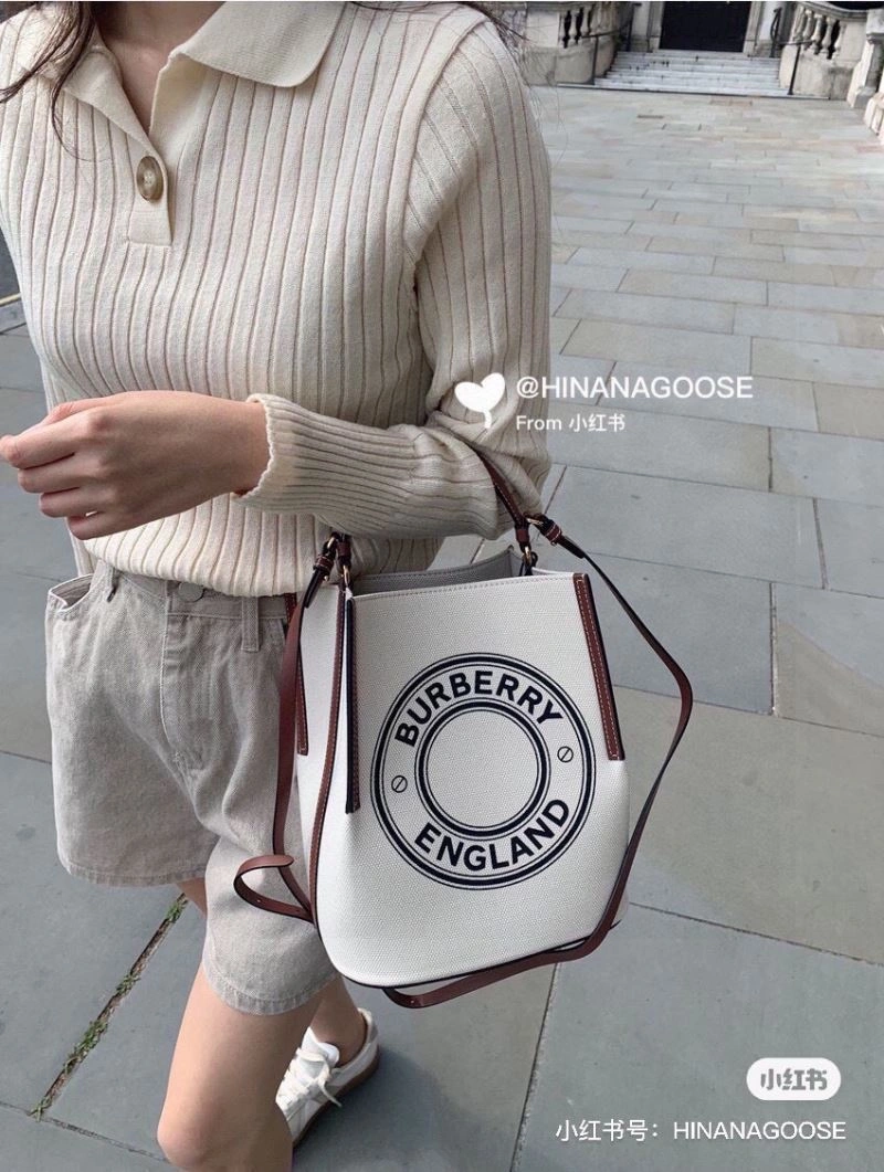 Brand-authenticated Burberry Bucket Bags