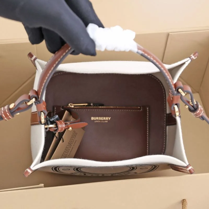 Brand-authenticated Burberry Bucket Bags