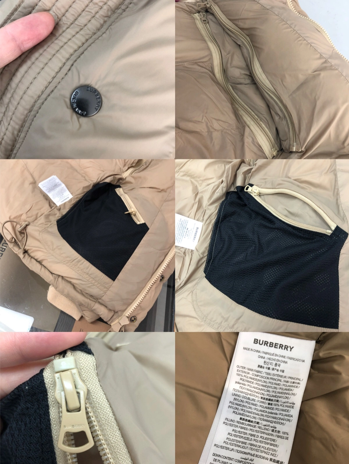 Bargain Burberry Down Jackets