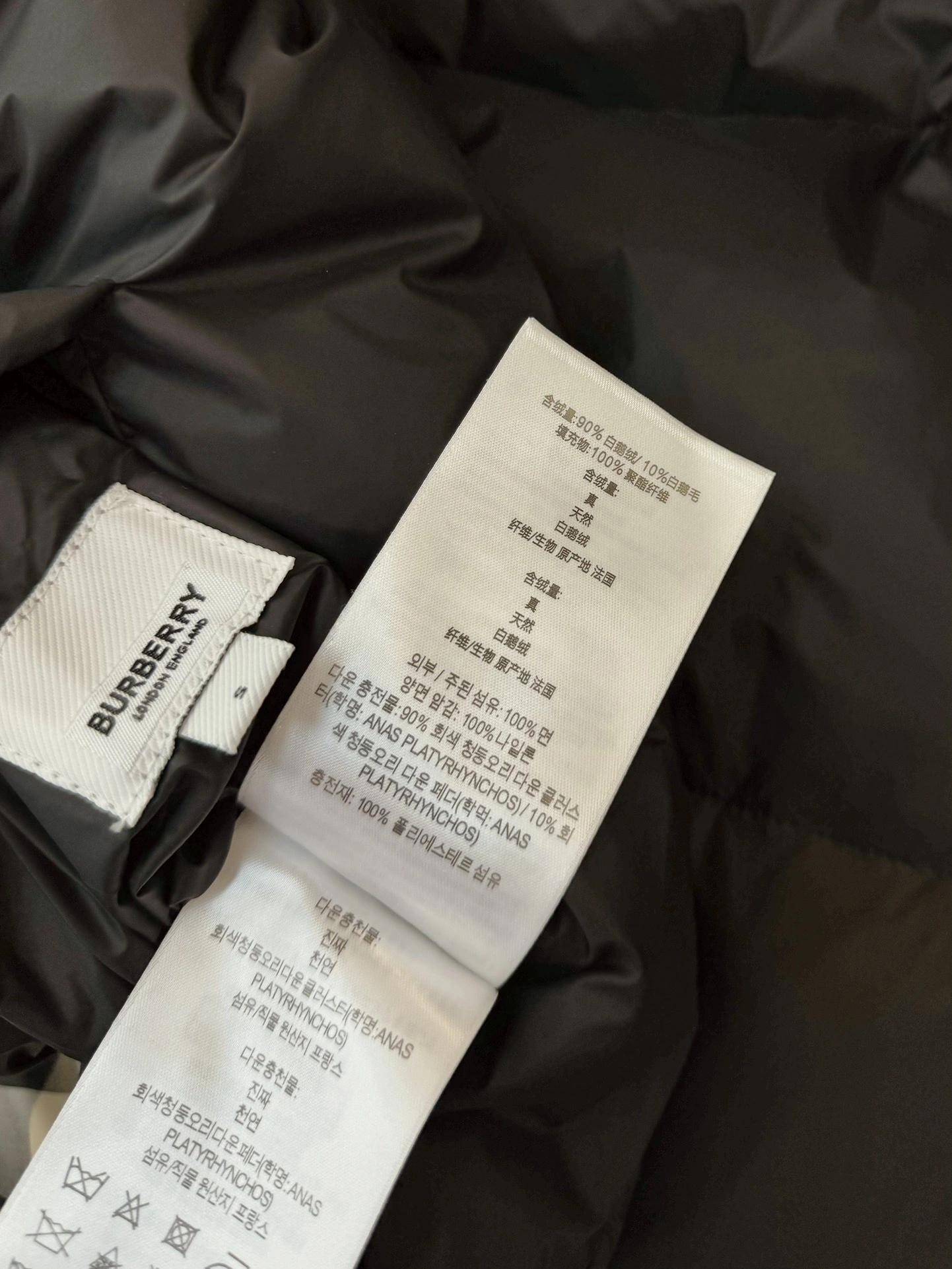 High accuracy Burberry Down Jackets