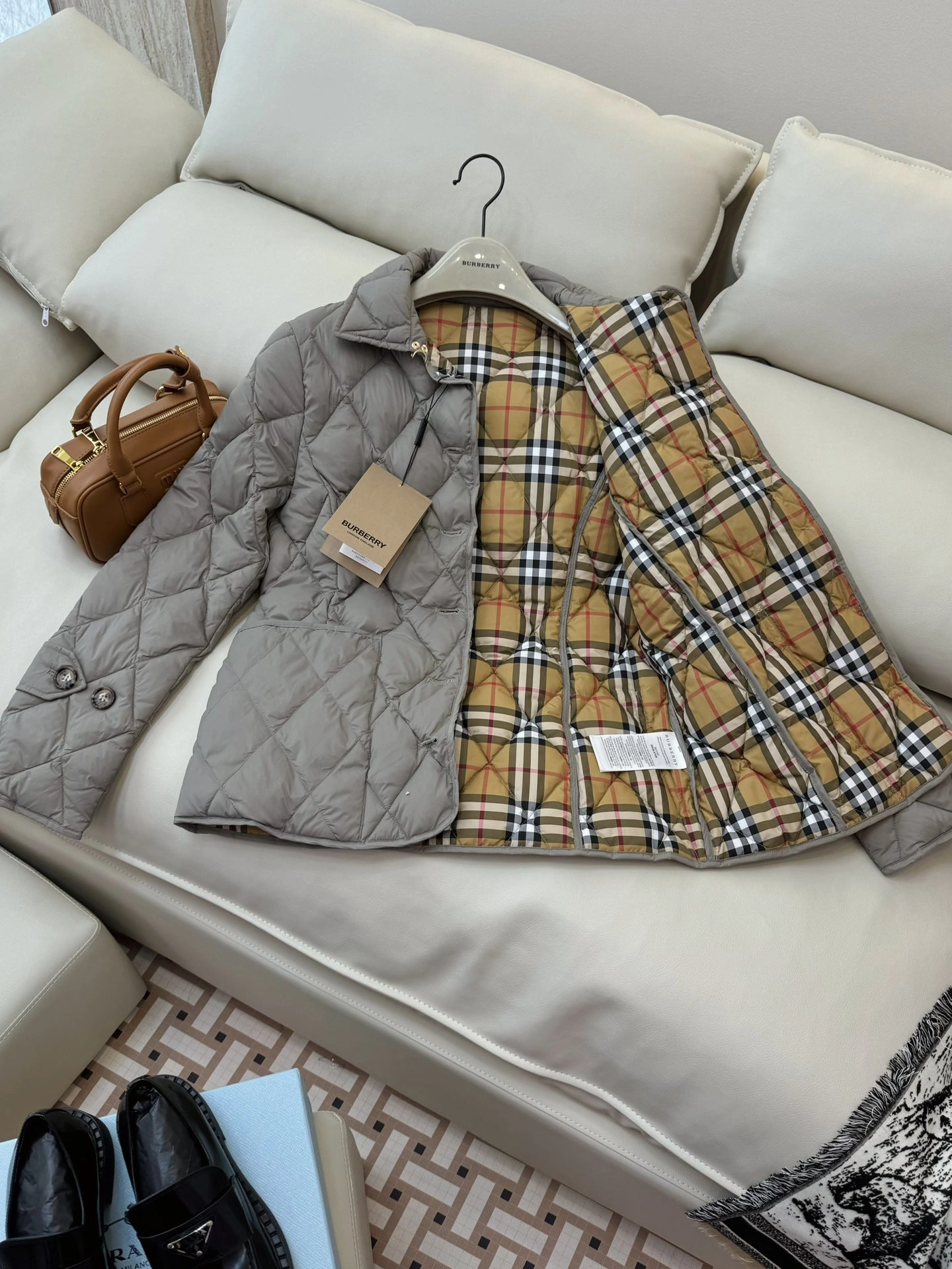 Exact replica Burberry Down Jackets