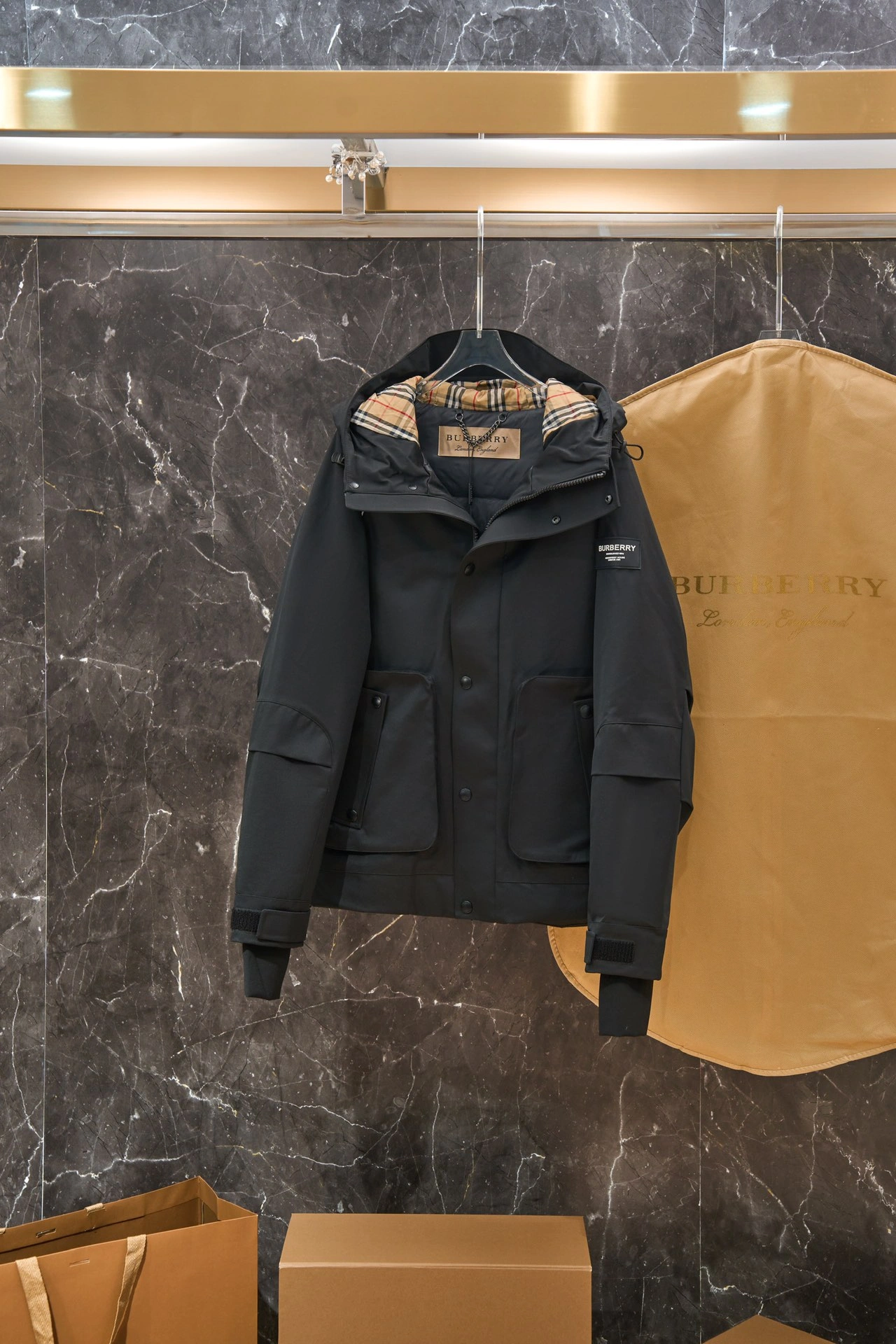 Exact replica Burberry Down Jackets
